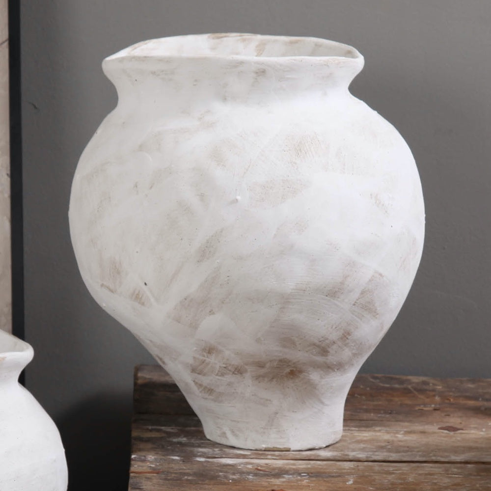 Antique Finish Irregular Vase - Large 698668