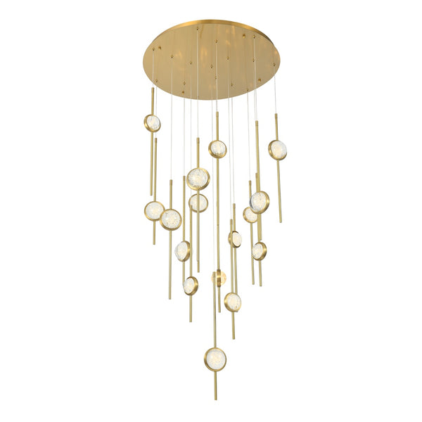 Dexler Round Chandelier - Black DQ8124-G