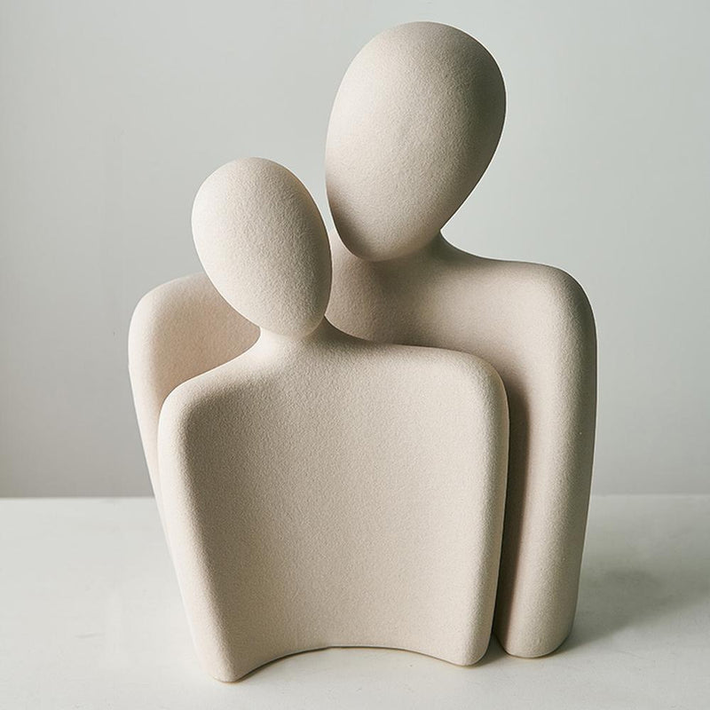 Ceramic Abstract Sculpture - Cream SHBA0270093